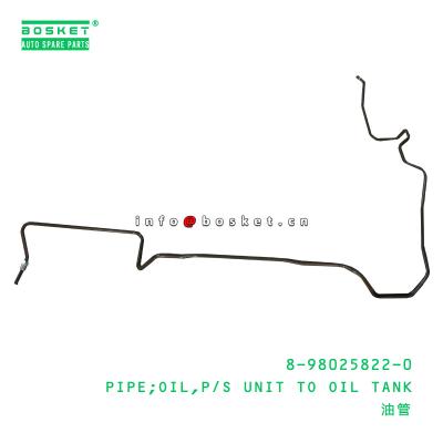China ISUZU NPR Power Steering Oil Pipe 8980258220 8-98025822-0 Truck Chassis Parts 0.4kg for sale