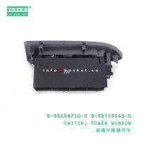 China Power Window Switch 8982987500 8-98298750-0 for ISUZU FRR Truck 12V for sale