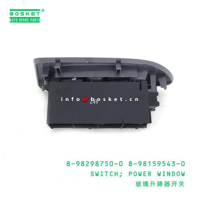 China Power Window Switch 8982987500 8-98298750-0 for ISUZU FRR Truck 12V for sale