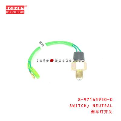 China ISUZU NKR 4JB1 Neutral Switch 8-97165950-0 8971659500 12V Auto Transmission for sale