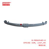 China ISUZU 8980694830 Rear Leaf Spring Assembly 8-98069483-0 Heavy Duty Truck Suspension for sale