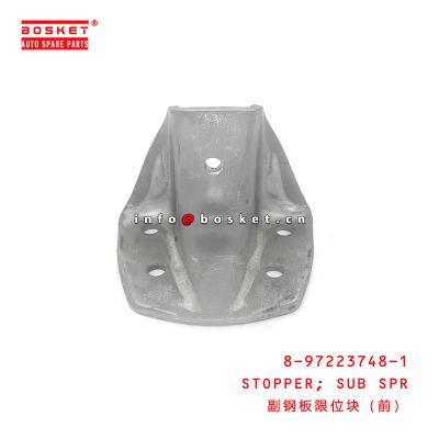 China ISUZU NKR55 4JB1 Truck Chassis Parts Subsidiary Spring Stopper 8-97223748-1 8972237481 for sale