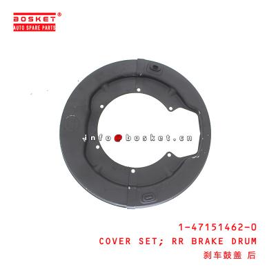 China ISUZU 10PE1 Rear Brake Drum Cover Set 1-47151462-0 1471514620 Heavy Duty Truck Parts for sale