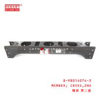 China ISUZU 700P 4HK1 Second Cross Member 8-98014074-3 Truck Chassis Part 8980140743 for sale