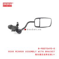 China ISUZU 700P 4HK1 Reversing Mirror with Bracket Assembly 8-98070493-0 8980704930 for sale