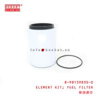 China ISUZU Fuel Filter Element Kit 8-98139830-0 for NMR85 NPR75 NQR90 8981398300 for sale