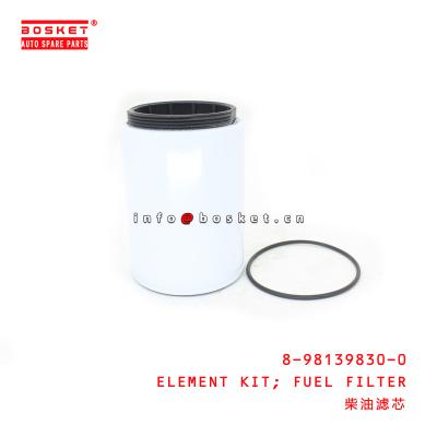 China ISUZU Fuel Filter Element Kit 8-98139830-0 for NMR85 NPR75 NQR90 8981398300 for sale