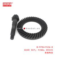 China ISUZU NPR Final Drive Gear Set 8-97041526-0 8970415260 4HG1 4HK1 Compatible for sale