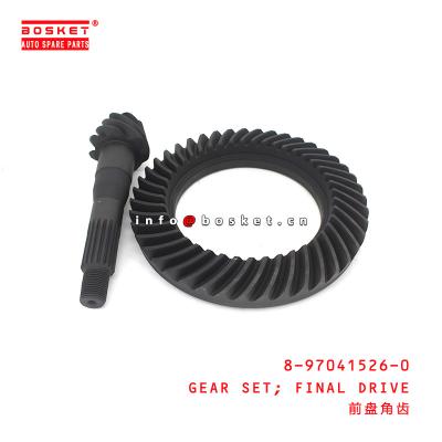 China ISUZU NPR Final Drive Gear Set 8-97041526-0 8970415260 4HG1 4HK1 Compatible for sale