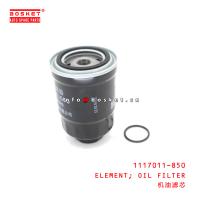 China 1117011-850 Oil Filter Element For ISUZU NKR77 P600 1117011-850 for sale