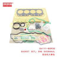 China ISUZU HINO300 N04C Engine Overhaul Gasket Set 04111-80930 3 Months Warranty for sale