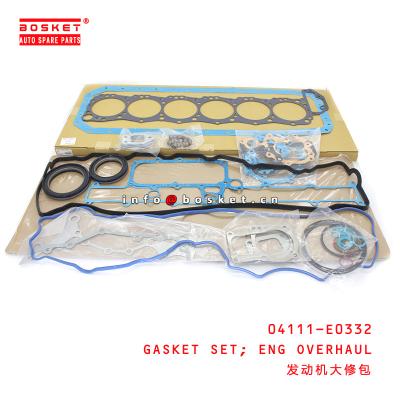 China 04111-E0332 Engine Overhaul Gasket Set for ISUZU HINO500 J08E 3-Month Warranty for sale