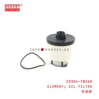 China 23304-78260 Oil Filter Element for ISUZU HINO300 Trucks High Efficiency for sale