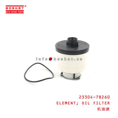 China 23304-78260 Oil Filter Element for ISUZU HINO300 Trucks High Efficiency for sale