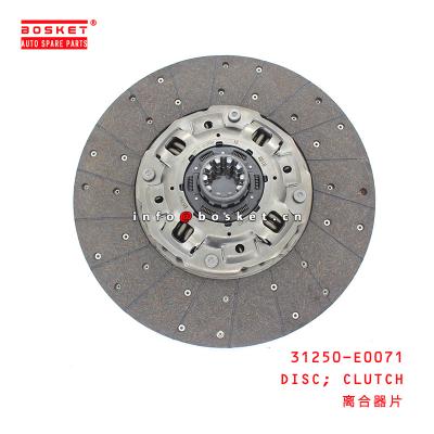 China 31250-E0071 Clutch Disc for ISUZU HINO E13C 430mm Heavy Duty Truck Clutch for sale