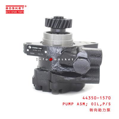 China 44350-1570 Power Steering Oil Pump Assembly for ISUZU HINO J08E 12V for sale