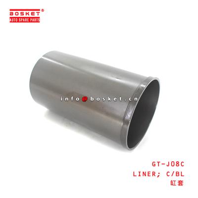 China GT-J08C Cylinder Block Liner for ISUZU HINO J08C Engine 130mm for sale