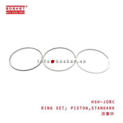 China HSH-J08C Standard Piston Ring Set for ISUZU HINO J08C 94mm Engine for sale