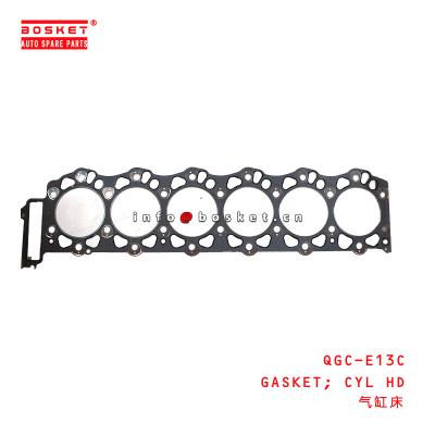China QGC-E13C Cylinder Head Gasket for ISUZU HINO E13C Engine 130mm for sale