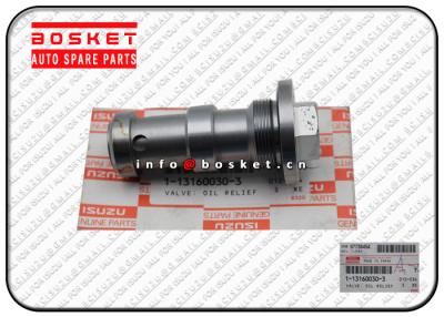 China ISUZU Oil Relief Valve 1131600303 1-13160030-3 for CXZ51K 6WF1 Engine 0.37kg for sale