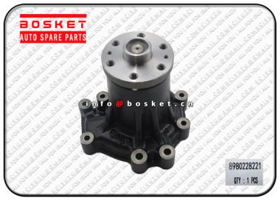 China Isuzu 8980228220 J210-0290 Water Pump Assembly with Gasket for 4HK1 Excavator 7.4kg for sale