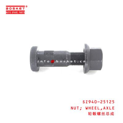 China SZ940-25125 Axle Wheel Nut for ISUZU HINO700 12mm Thread Heavy Duty Truck for sale