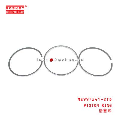 China Standard Piston Ring Set ME997241 STD for ISUZU 6D34T Engine 100mm for sale