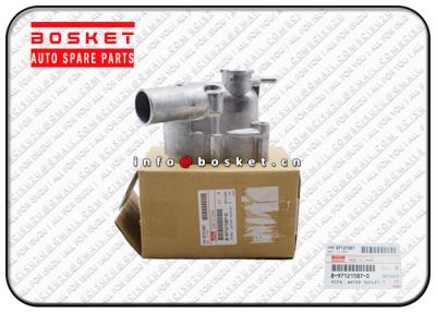 China ISUZU Water Outlet Pipe 8-97121587-0 8971215870 for NKR NPR Engine Cooling System for sale