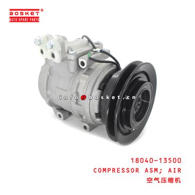 China ISUZU 18040-13500 Air Compressor Assembly 12V 135mm Compatible with 4HG1 4HK1 6HK1 for sale