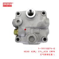 China Air Compressor Cylinder Head Assembly 1-19110074-0 for ISUZU CYZ 6WF1 1191100740 for sale