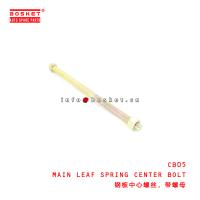 China CB05 Main Leaf Spring Center Bolt With Nut For ISUZU for sale