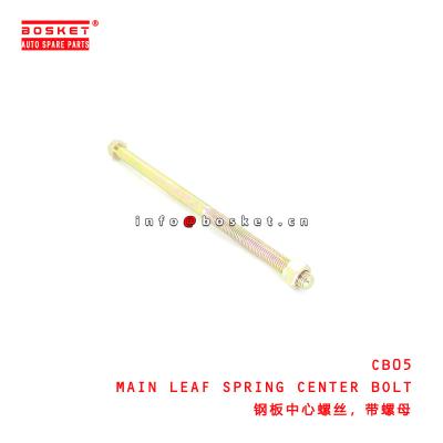 China CB05 Main Leaf Spring Center Bolt With Nut For ISUZU for sale