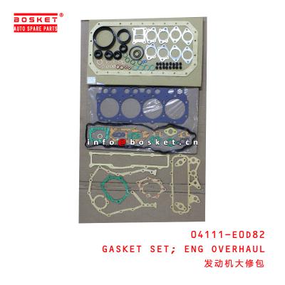 China 04111-E0D82 Engine Overhaul Gasket Set for ISUZU HINO300 N04C N04CT 4 Cylinder for sale