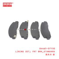 China 04465-37150 Standard Front Brake Lining Set for ISUZU HINO300 200mm for sale