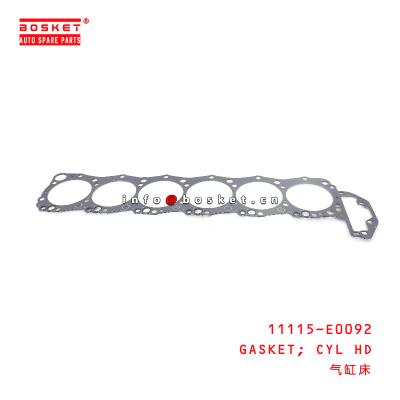China Cylinder Head Gasket 11115-E0092 for ISUZU HINO 500 J08E Engine for sale