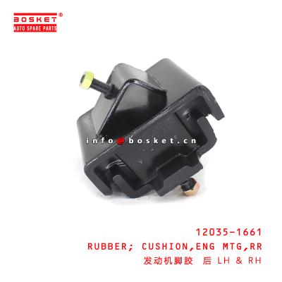 China 12035-1661 Rear Engine Mounting Cushion Rubber for ISUZU HINO 500 J08C 3-Month Warranty for sale