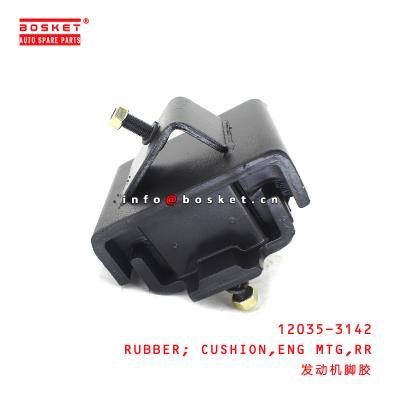 China 12035-3142 Rear Engine Mounting Cushion Rubber for ISUZU HINO J08C 4HG1 6HK1 for sale
