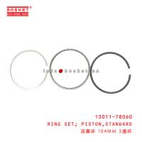 China 13011-78060 Standard Piston Ring Set for ISUZU HINO N0C4T 4-Cylinder Engine for sale