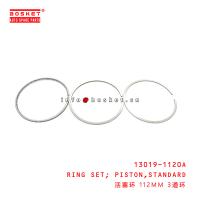 China 13019-1120A Standard Piston Ring Set for ISUZU HINO500 J08E 94mm for sale