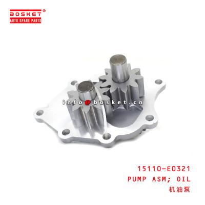 China 15110-E0321 Oil Pump Assembly for ISUZU HINO300 4HG1 4HK1 4JJ1 for sale