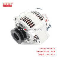 China 27060-78210 Generator Assembly 12V 80A for ISUZU HINO N04C Truck Alternator for sale