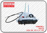China Isuzu 8980678811 Htr & Air Conditioner Control Lever Assembly for NMR NPR 700P 4HK1 for sale