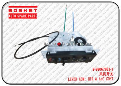 China Isuzu 8980678811 Htr & Air Conditioner Control Lever Assembly for NMR NPR 700P 4HK1 for sale