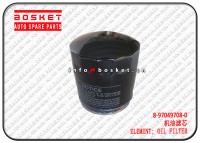 China ISUZU TFR54 4JA1 Oil Filter Element 8-97049708-0 8970497080 0.6kg for sale