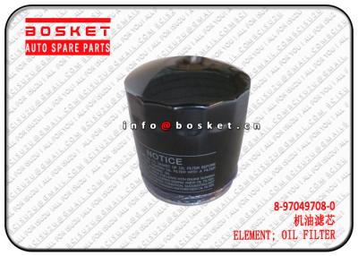 China ISUZU TFR54 4JA1 Oil Filter Element 8-97049708-0 8970497080 0.6kg for sale