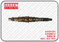 China Transmission Main Shaft 8-97207119-0 8972071190 for ISUZU NKR 4JB1 4.2kg for sale
