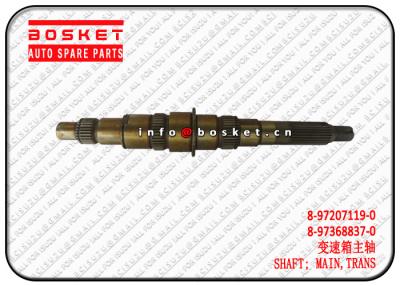 China Transmission Main Shaft 8-97207119-0 8972071190 for ISUZU NKR 4JB1 4.2kg for sale