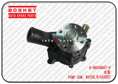 China ISUZU 8-98038607-0 8980386070 Water Pump Assembly with Gasket for 4BD1 4BG1 XE Engine for sale