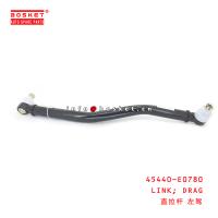 China 45440-E0780 Drag Link for ISUZU HINO J08E Steering Rod Heavy Duty 45mm Ball Joint for sale