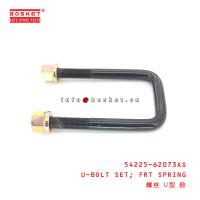 China Front Spring U-Bolt Set 54225-62073AS for ISUZU HD120 HINO300 14mm for sale